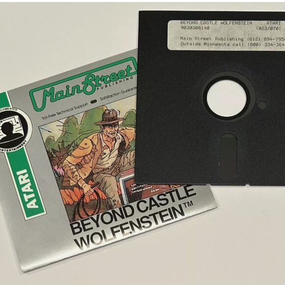Video Games & Consoles | Beyond Castle Wolfenstein Atari Computer Game ...